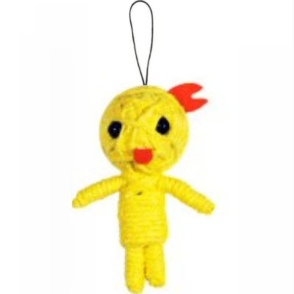 Accessories | Cute Little Yellow String Doll | Poshmark